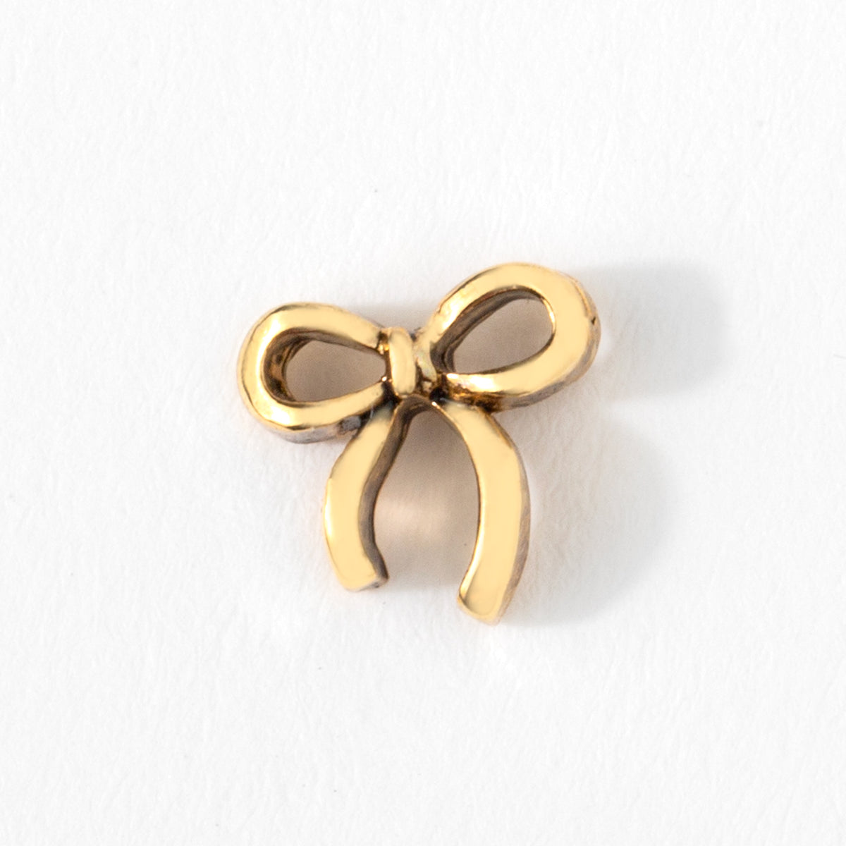 Gold Bow Charm – Think Goodness