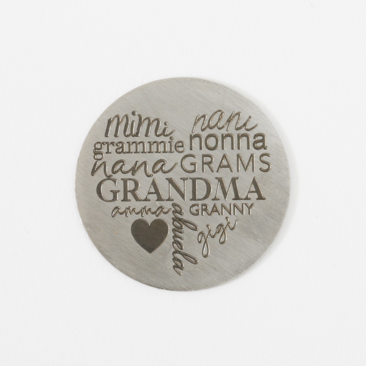 Grandma Large Locket Plate – Think Goodness
