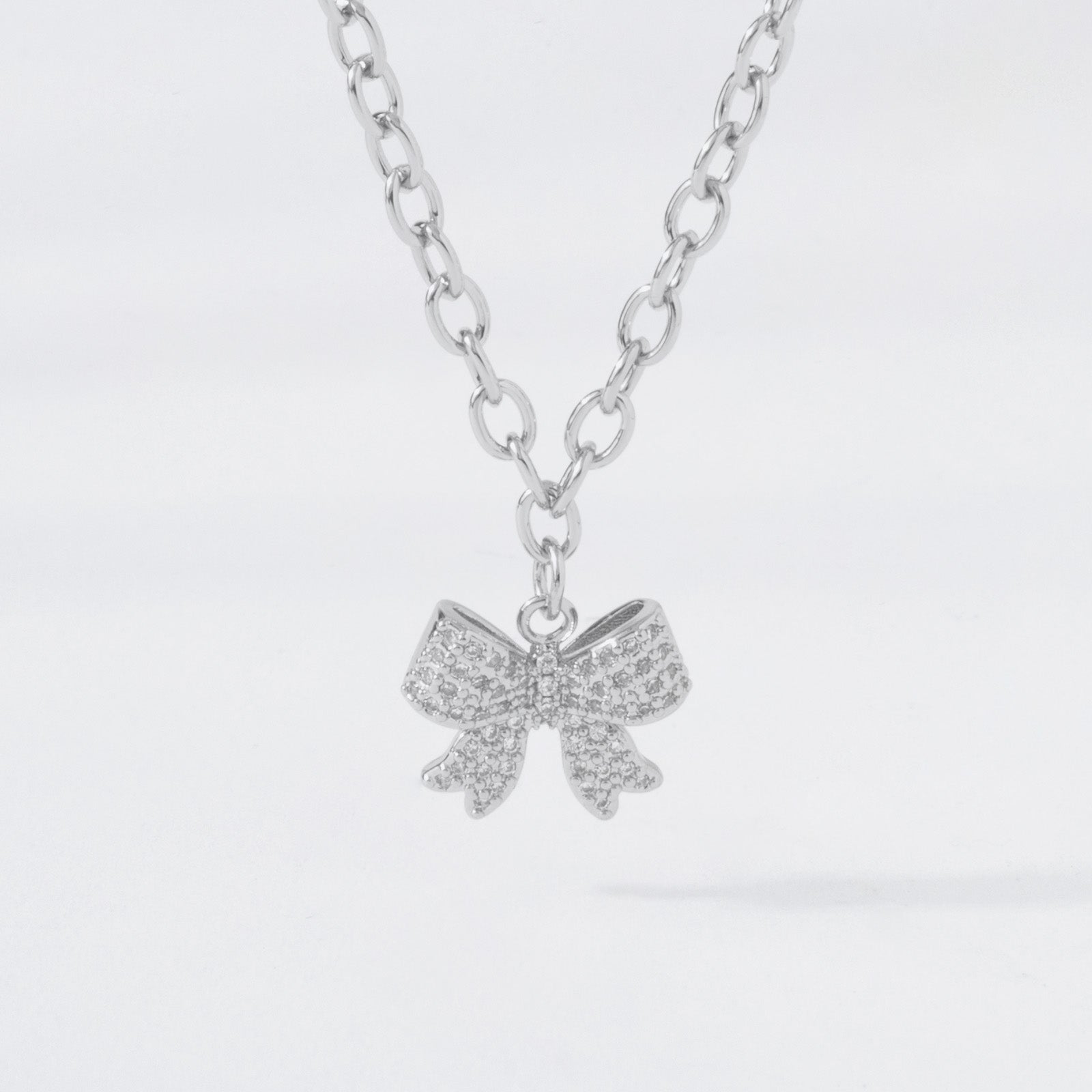 Ted baker bow necklace silver store