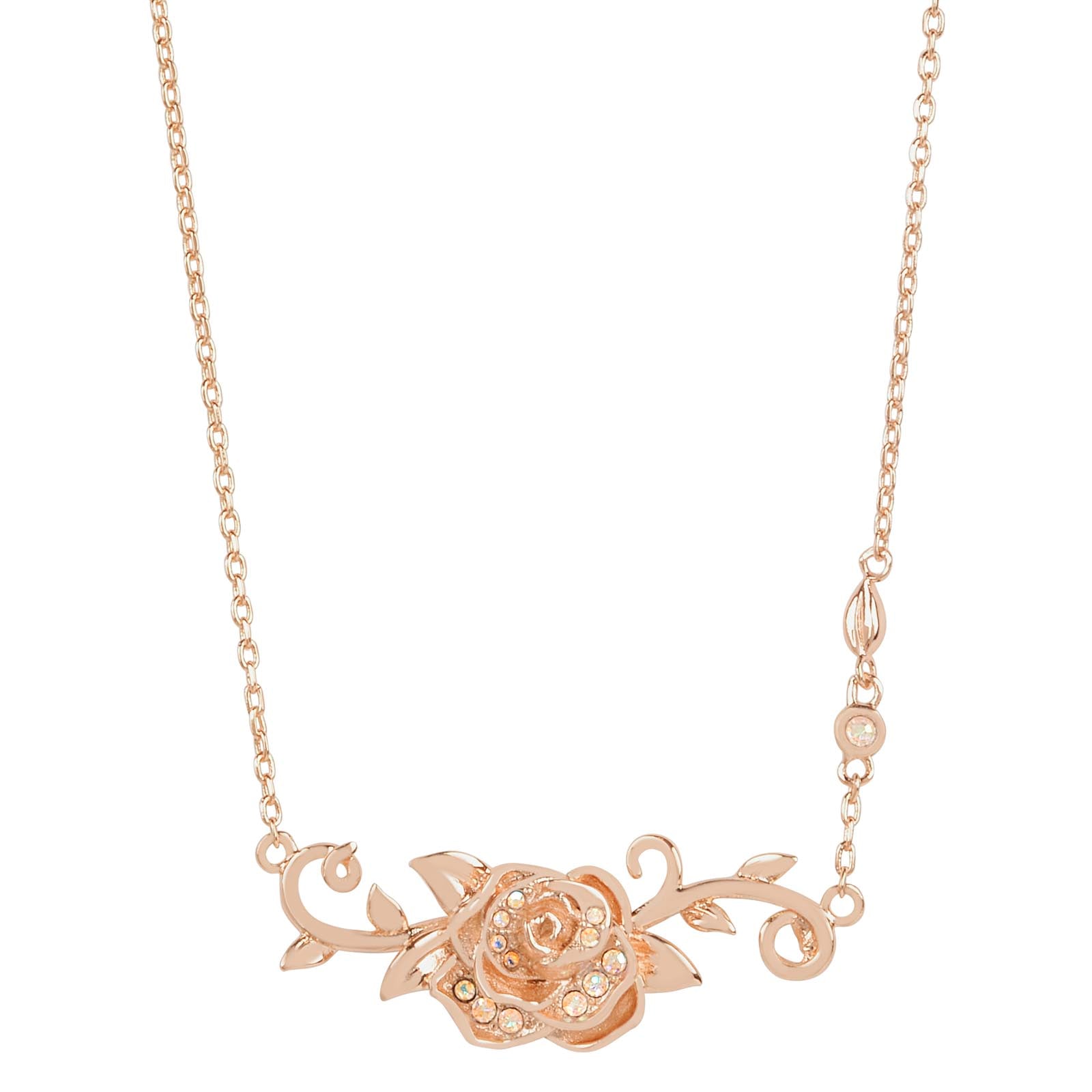 Disney rose gold necklace store